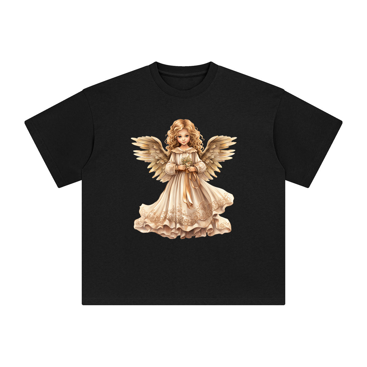 Angel Graphic Tee DTG Printing T Shirt - INNBLAC – INNBLAC Fashion Apparel